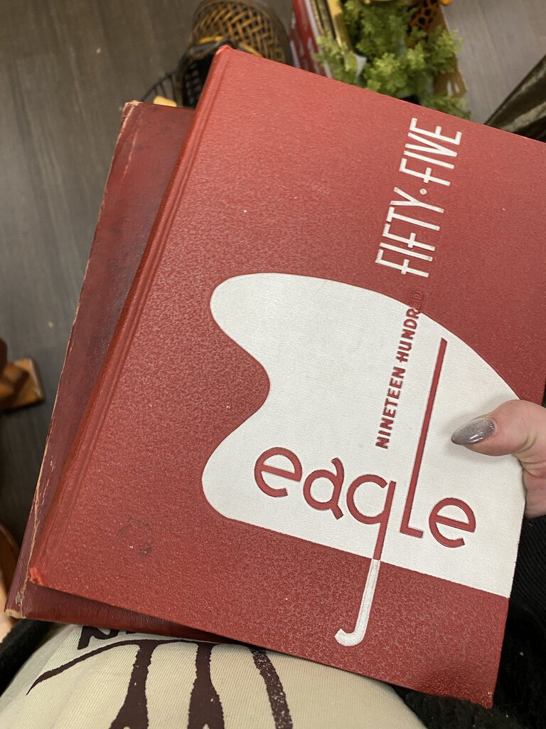 Red vintage yearbook – Warehouse 55 Chicago